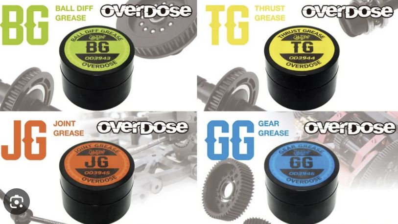 OVERDOSE Ball Differential Grease (5g) – Razor RC Proshop